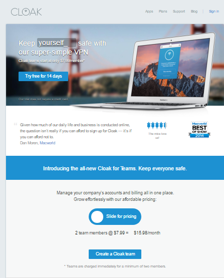 Cloak VPN Reviews 2018 - Why 4.0 Stars?